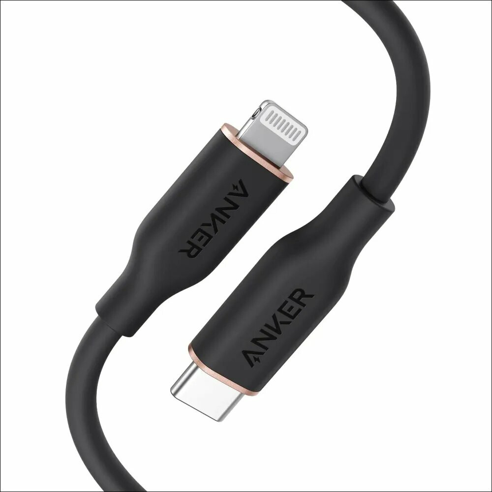 Кабель для мобильных устройств Apple Lightning/USB Type-C, 0.9 м, черный