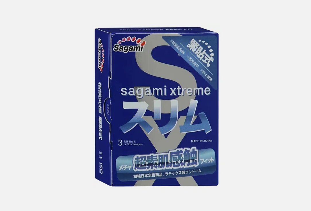 Sagami Xtreme Feel Fit Презервативы 3 шт