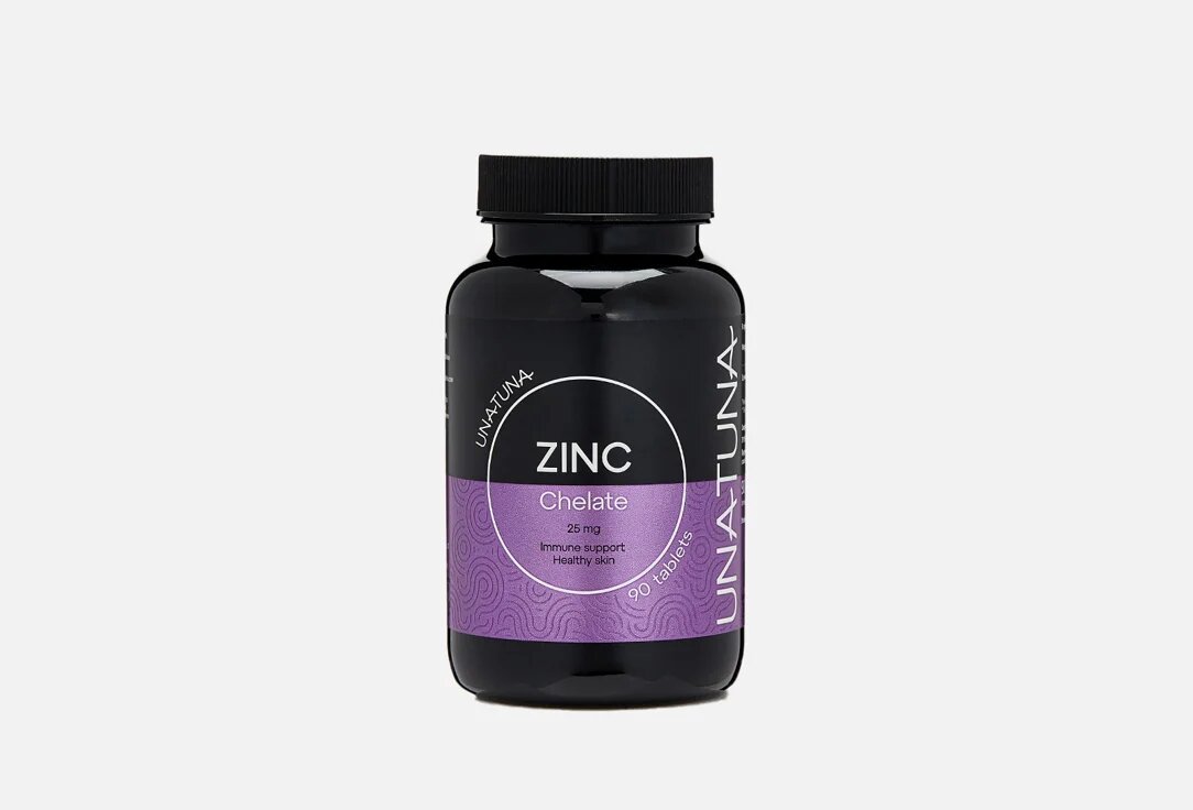 Unatuna Zinc chelate Биологически активная добавка 90 шт
