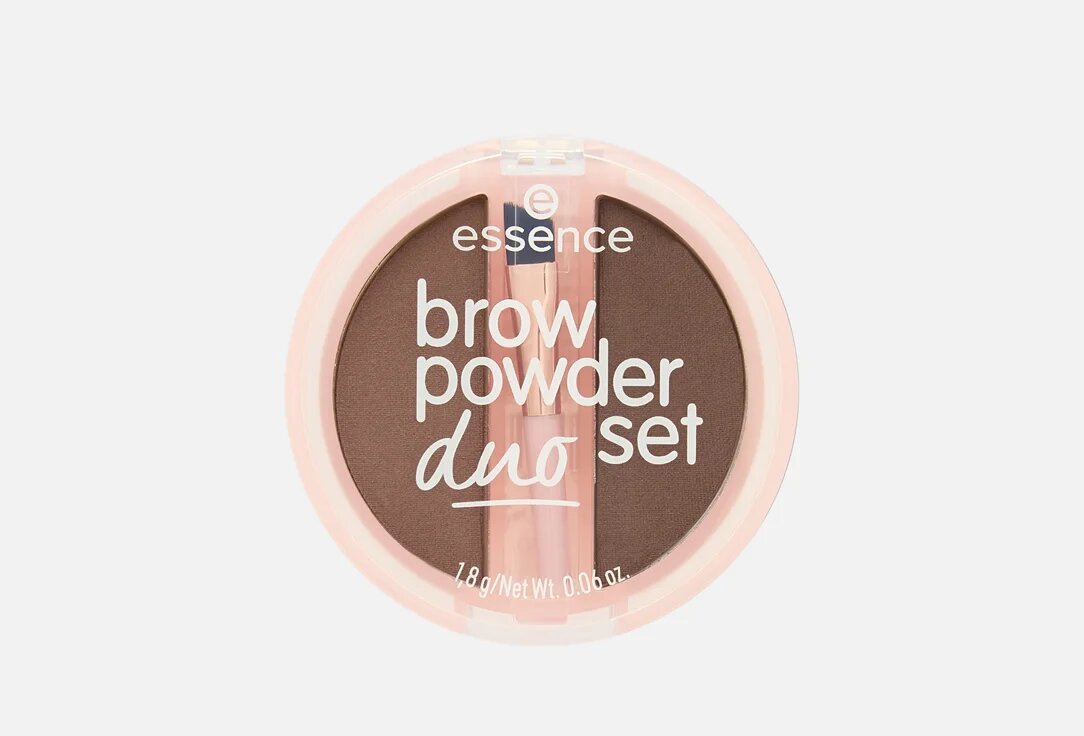 Essence Brow powder duo set Палетка теней для бровей 1.8 г 03, Dark