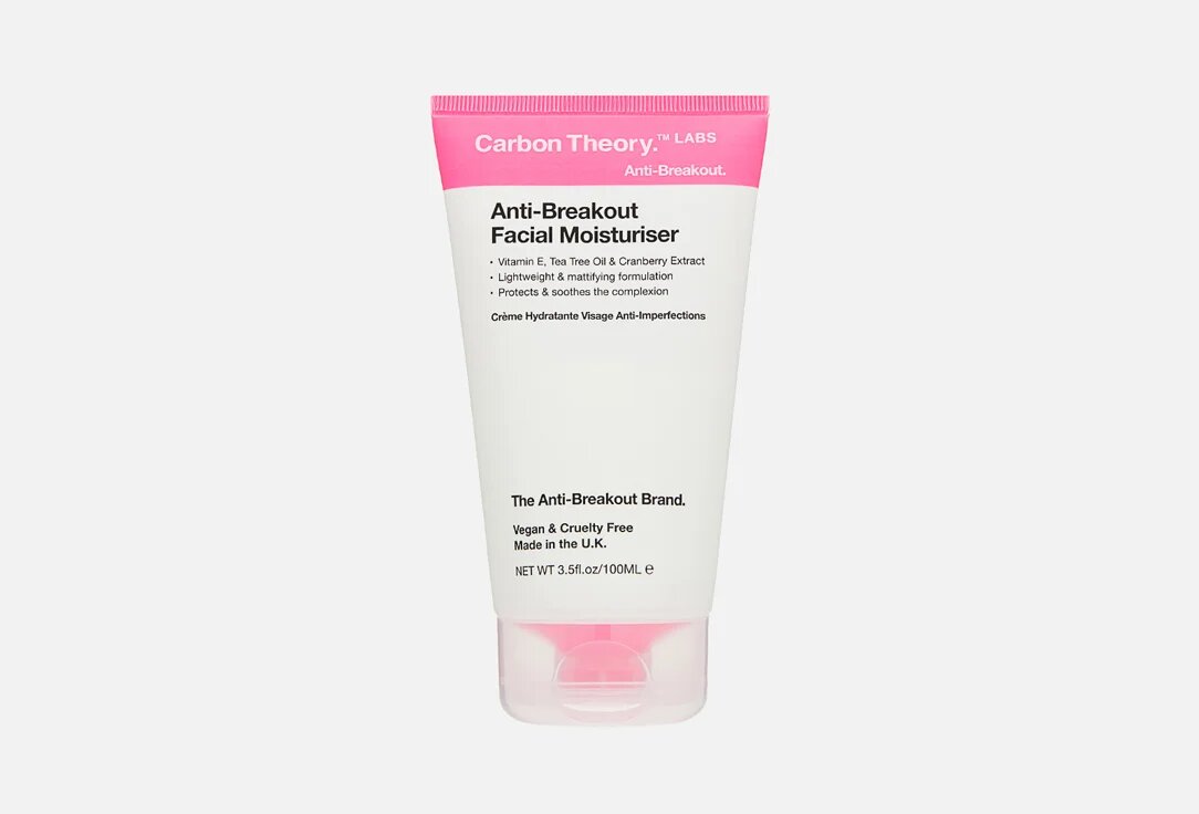 CARBON THEORY Anti-Breakout Facial Moisturiser крем для лица 100мл