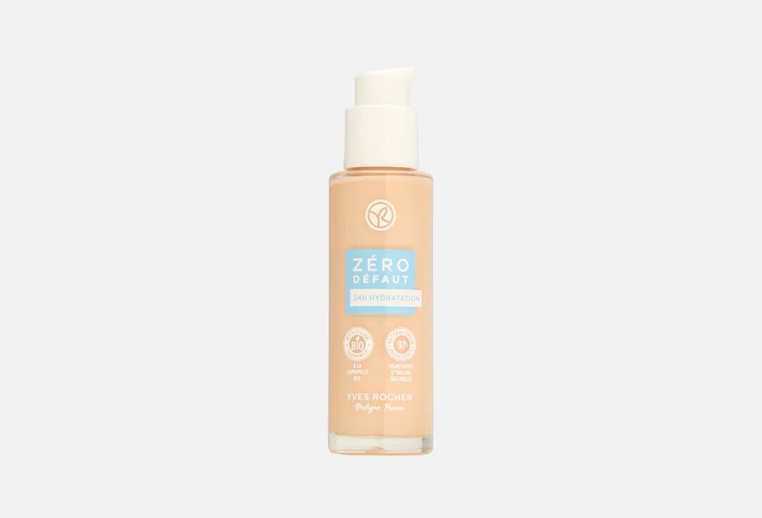Yves Rocher Zero Defaut Тональный крем для лица 30 мл 050, Rose