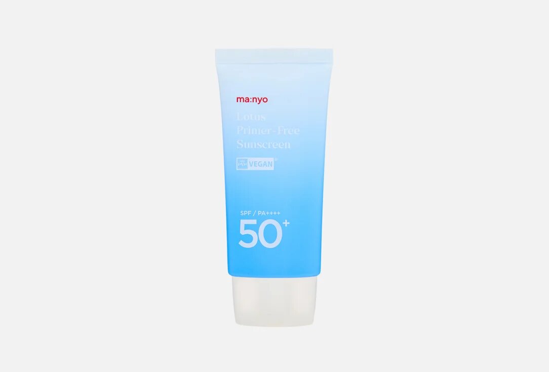 Ma: nyo Lotus Primer-Free Солнцезащитный крем для лица SPF 50+ 50 мл