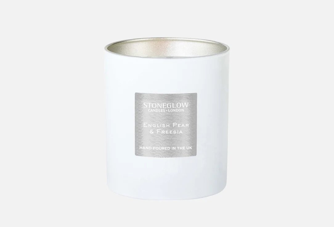 Stoneglow candels Английская груша и фрезия Ароматическая свеча 220г