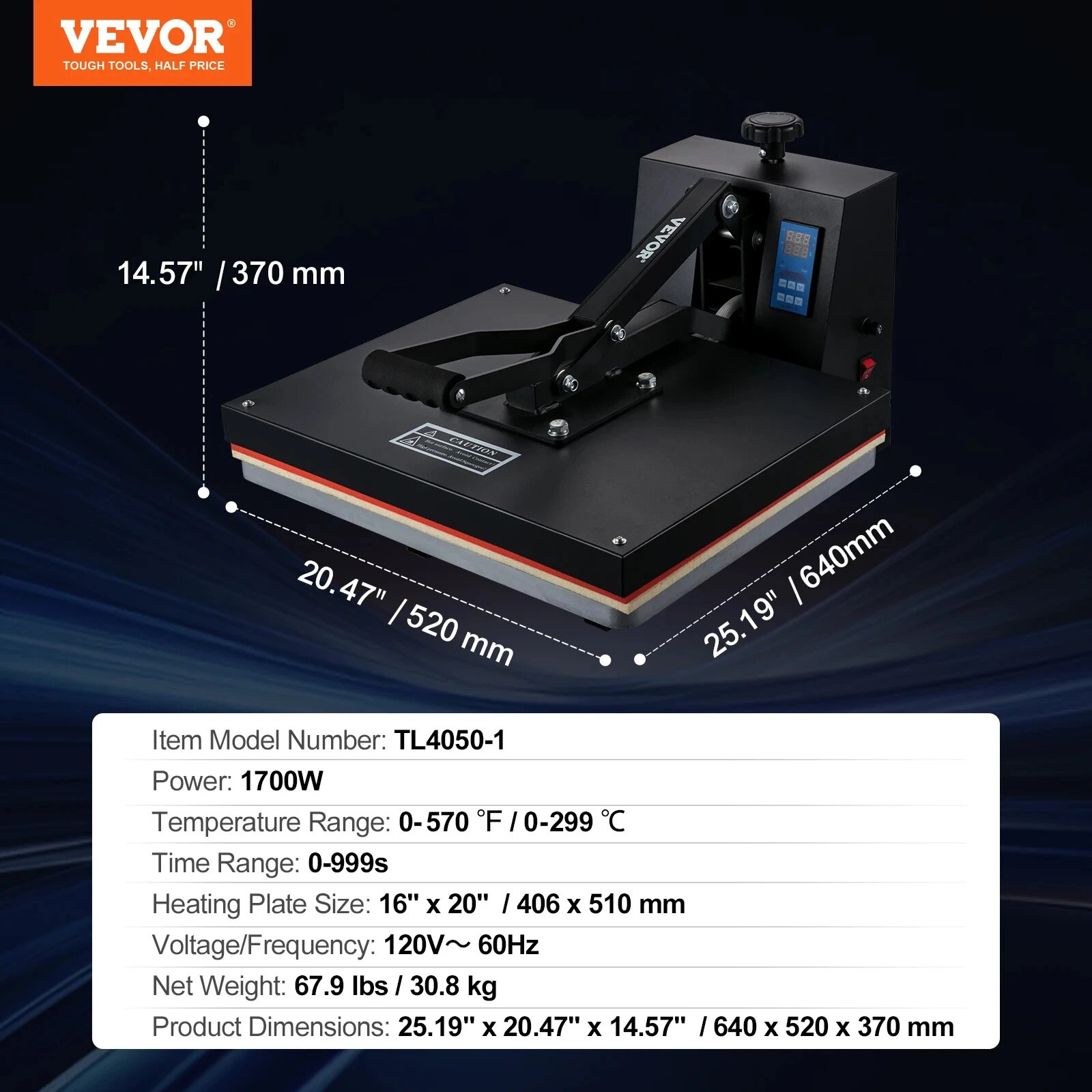 Прессовальная машина SucceBuy 15"x15"/16"x20"/16"x24" сублимационная принтер ручная раковина для переноса на самодельные футболки подушки