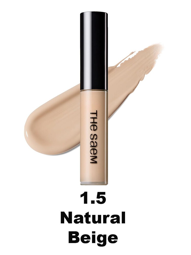 The Saem Консилер для маскировки недостатков кожи 6,5 г Cover Perfection Tip Concealer SPF28 РА, оттенок 1.5 Natural Beige