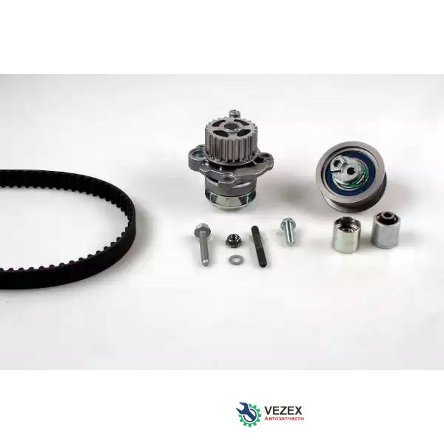 HEPU PK05870 Водяная помпа + комплект зубчатого ремня