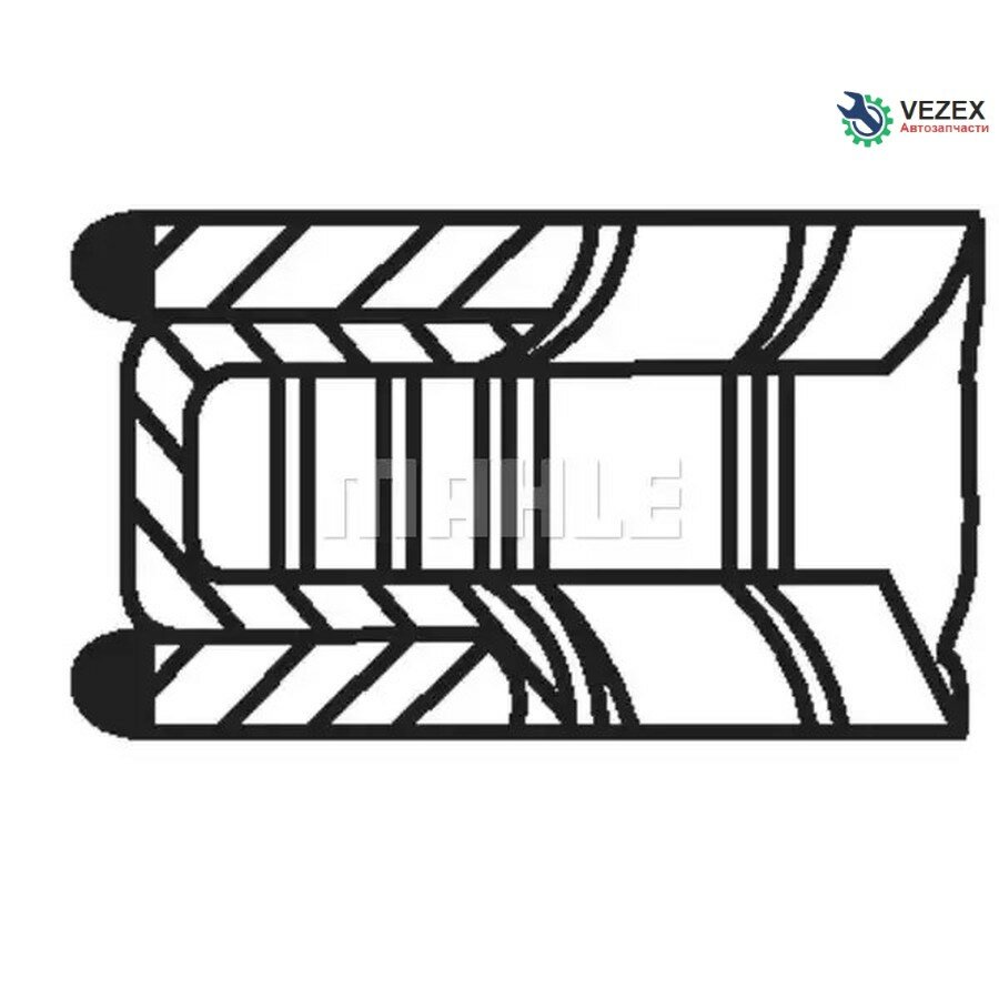 MAHLE 03032N0 Комплект поршневых колец
