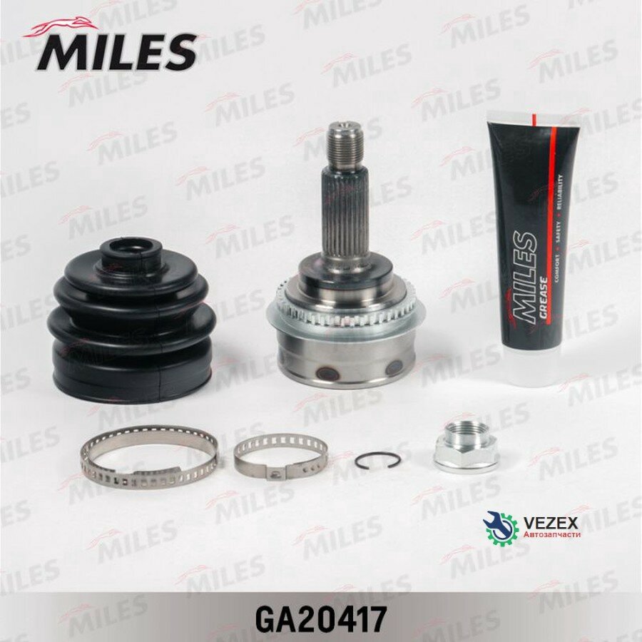 MILES GA20417 ШРУС наружный SUBARU FORESTER/LEGACY/OUTBACK 2.0-3.0 98- (с ABS) (GSP 856026) GA20417