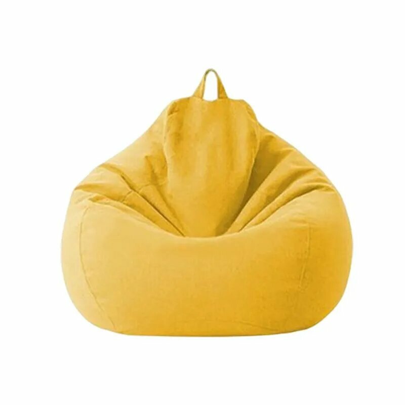 IKEA Кресло-мешок Шезлонг, Синтетическая дышащая сетка, Размер S, желтый
