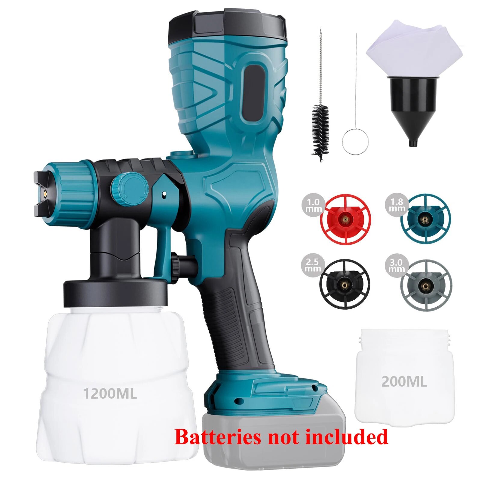 Беспроводной краскопульт для мебели Makita/Milwaukee/DeWalt/Bosch/Ryobi 18В