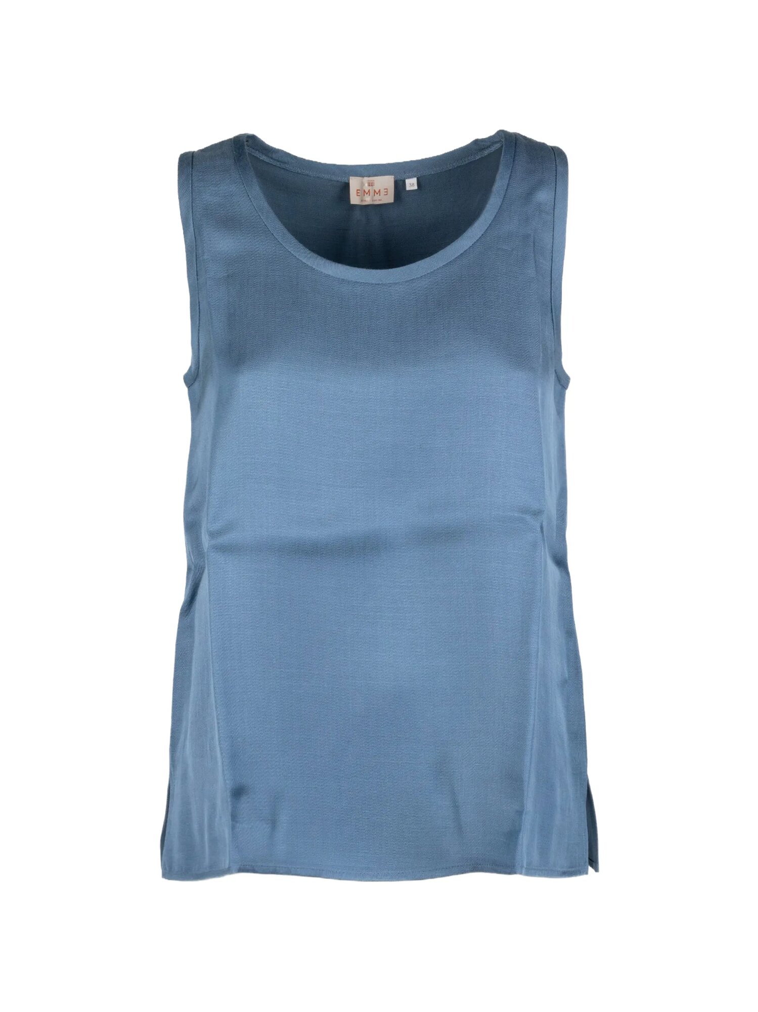 Топ Satin-finish sleeveless top