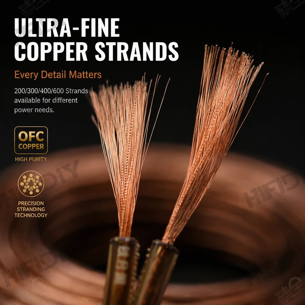 HIFIDIY LIVE Провод для динамиков 200/300/400/600 ядер