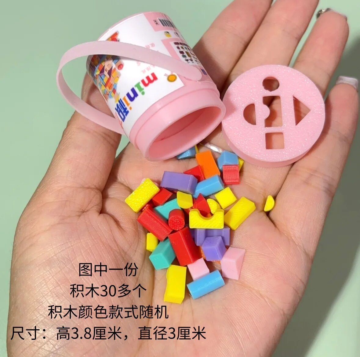Миниатюрный кукольный домик ведро для Blyth OB11