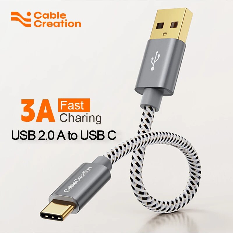 Кабель CableCreation USB Type-C, 15 см — фото 1
