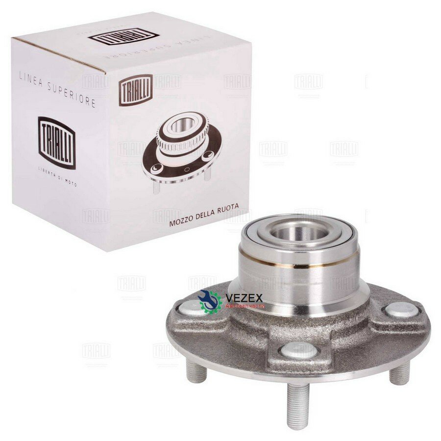 TRIALLI MR1489 Ступица задн. в сборе с подшип. для а/м Nissan Primera (96-)/Nissan Almera (00-) без ABS MR1489