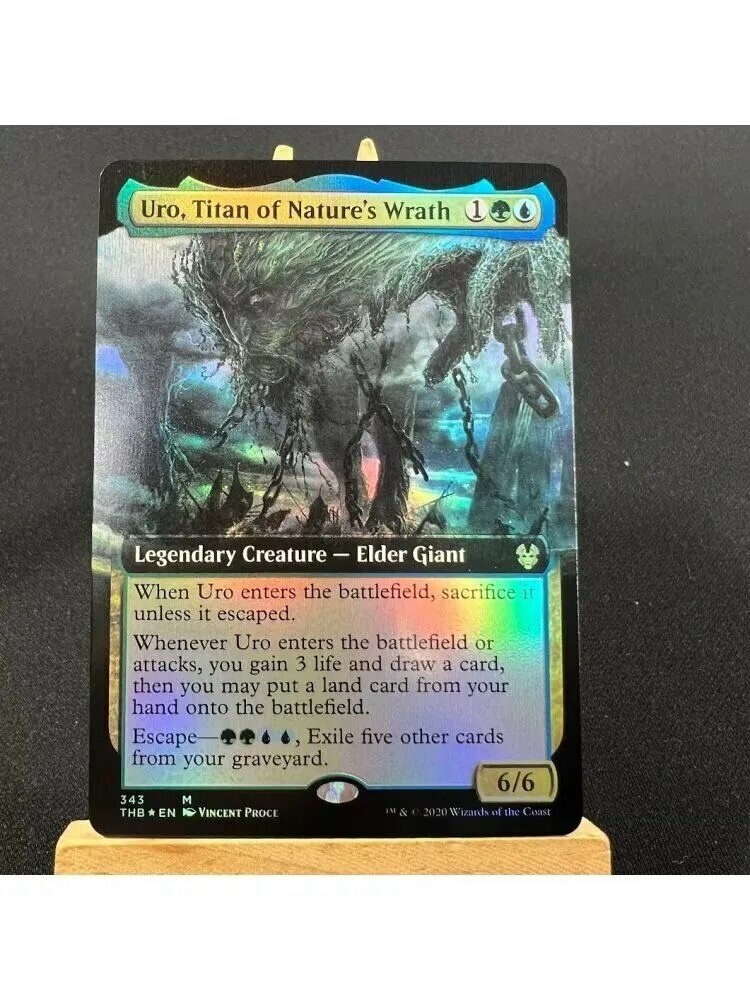 Высококачественная игровая карта Magic The Gathering, подходящая для семейных и дружеских посиделок, поставляется в прозрачном наборе.