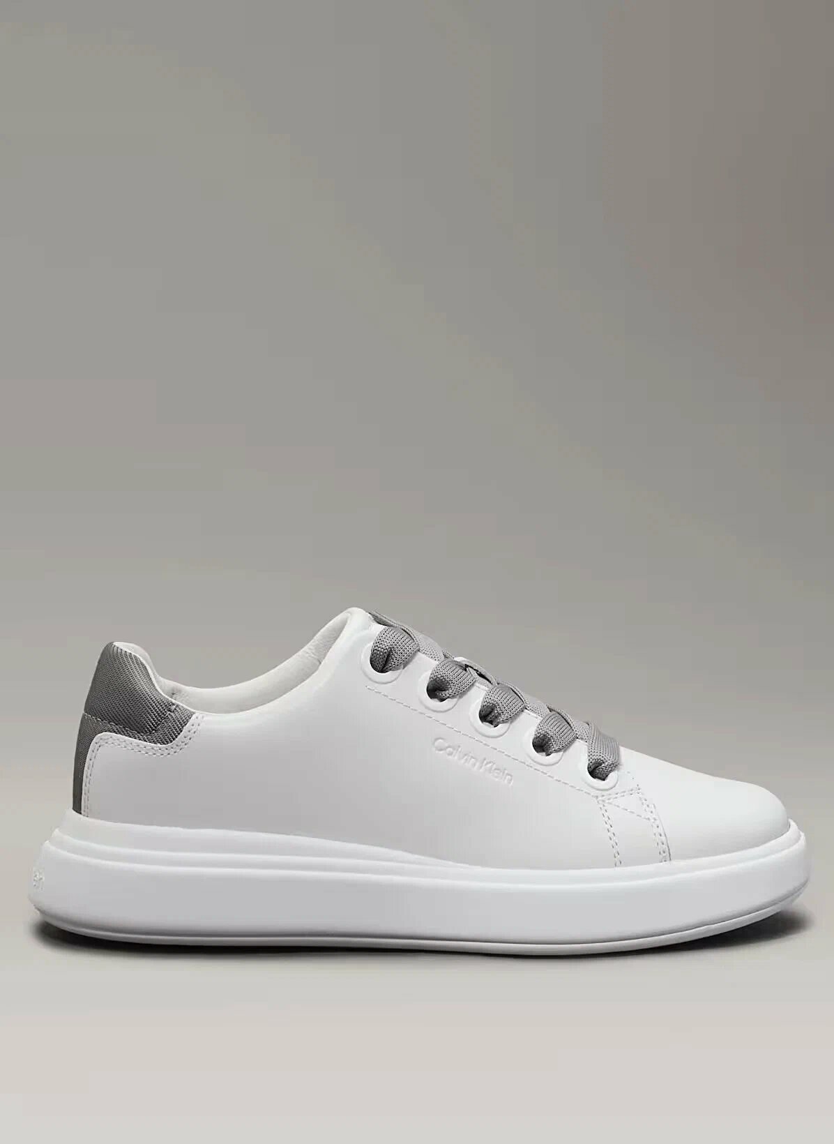 Кеды CALVIN KLEIN, размер 42 EU, белый/серый
