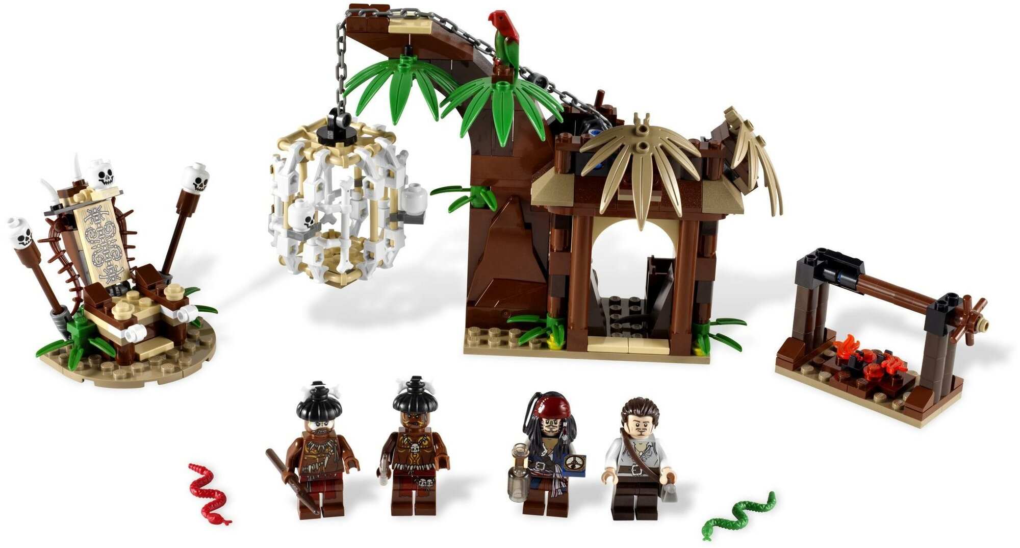 Конструктор LEGO Лего 4182 Бегство от каннибалов