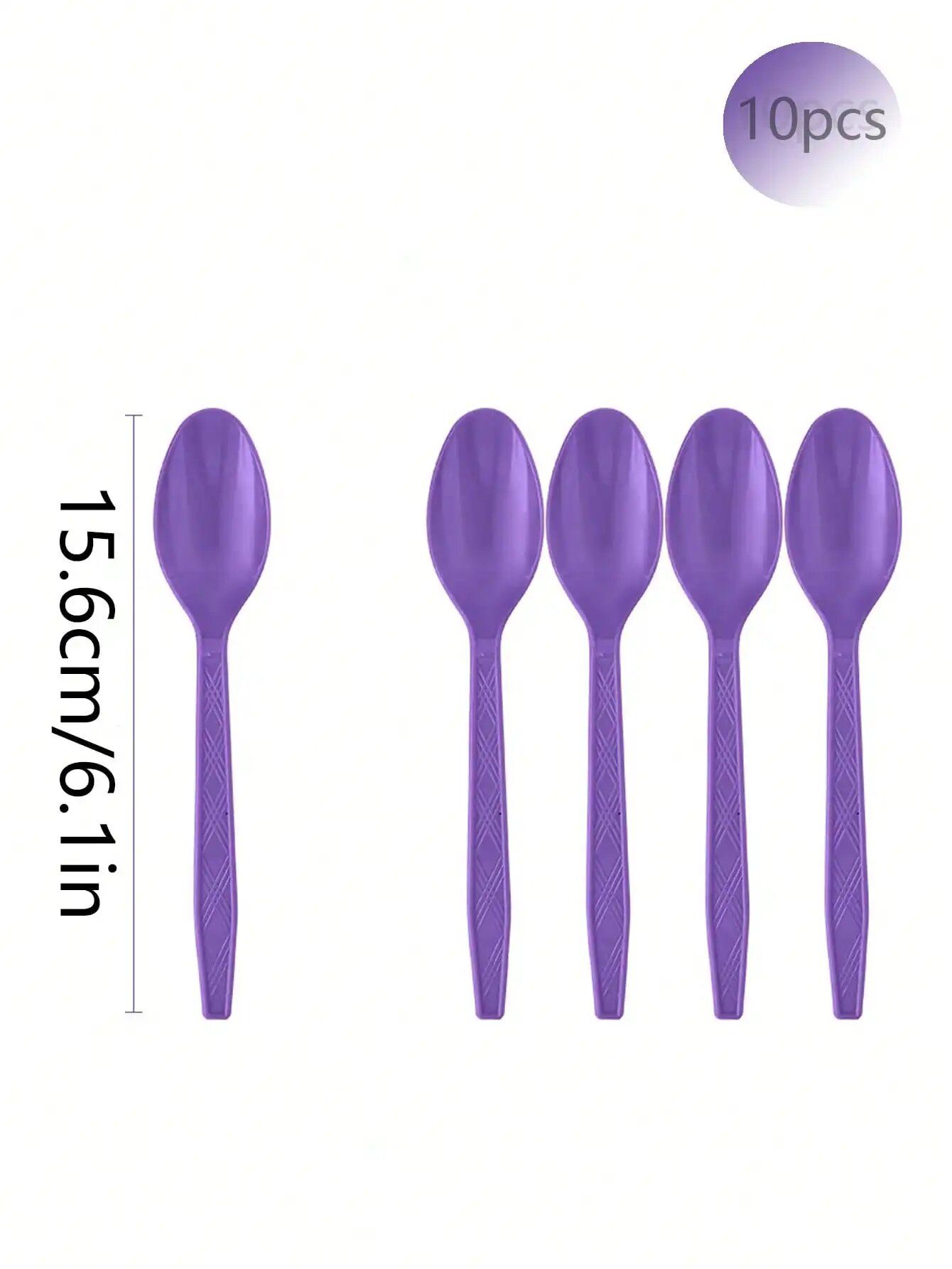 Одноразовая праздничная посуда из бумаги 10pcs Spoon