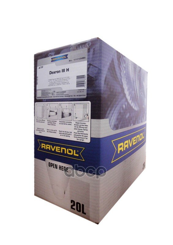 Трансмиссионное масло RAVENOL ATF Dexron III H (20л) ecobox Ravenol арт. 4014835787025