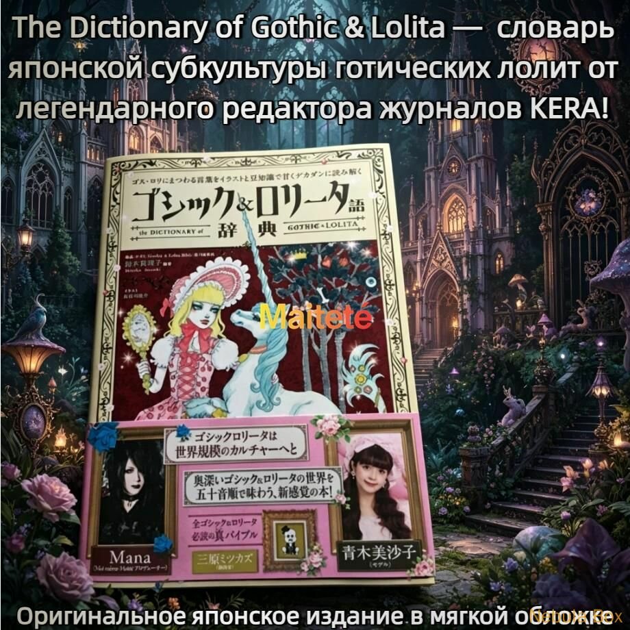 Книга Gothic & Lolita Dictionary, Mariko Suzuki, японская субкультура, мягкая обложка, на китайском, 192 страницы