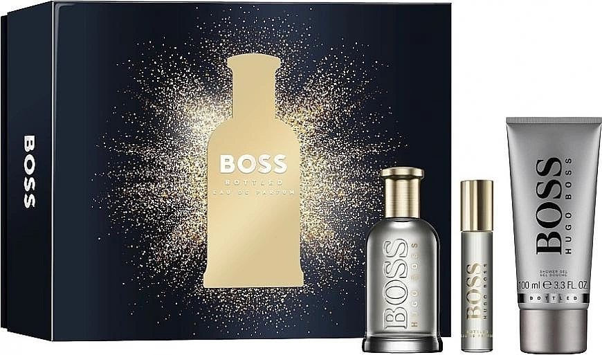 HUGO BOSS BOTTLED №6 Набор парфюмерная вода для мужчин 100 мл + парфюмерная вода 10 мл + гель для душа 100 мл