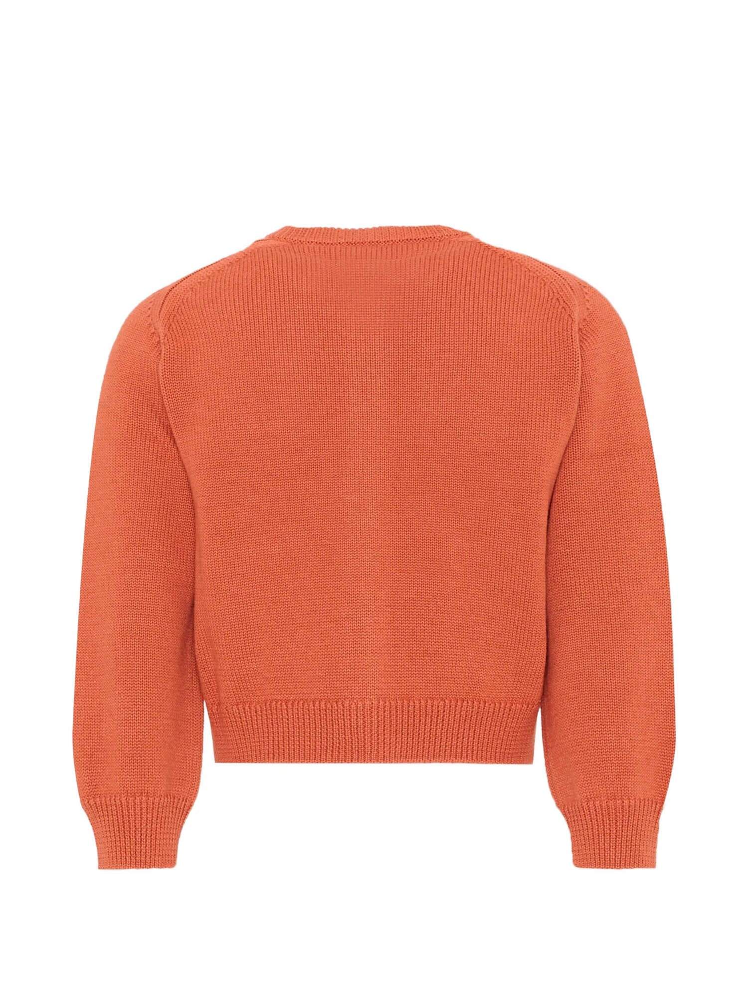 Кардиган Bonpoint Button-up cardigan, размер 12 лет, оранжевый — фото 1