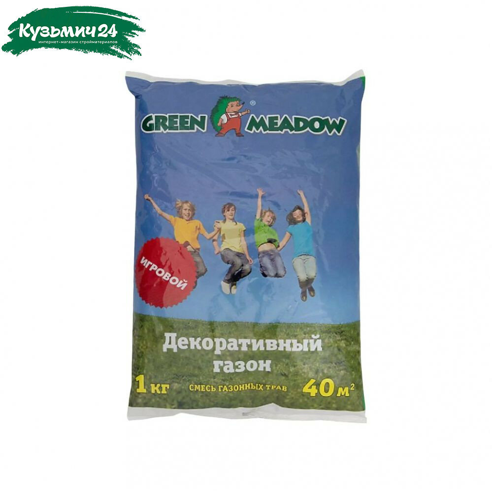 Газон Игровой 1 кг Зеленый ковер