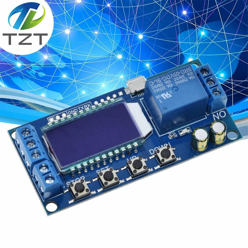 Релейный модуль задержки времени TZT teng XY-LJ02