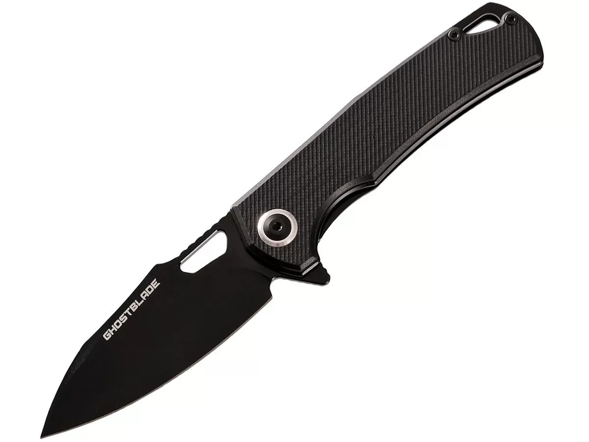 Нож Складной Ghostblade Polter, Сталь D2, 58-62 Hrc, Рукоять G10 Чёрная