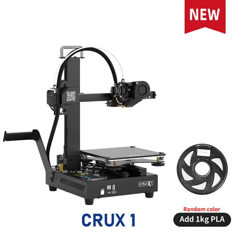 3D-принтер Tronxy CRUX 1s Высокоточная печать Улучшенный набор для самодельного FDM-принтера Сенсорный экран CRUX 1 Размер печати 180*180*180 мм