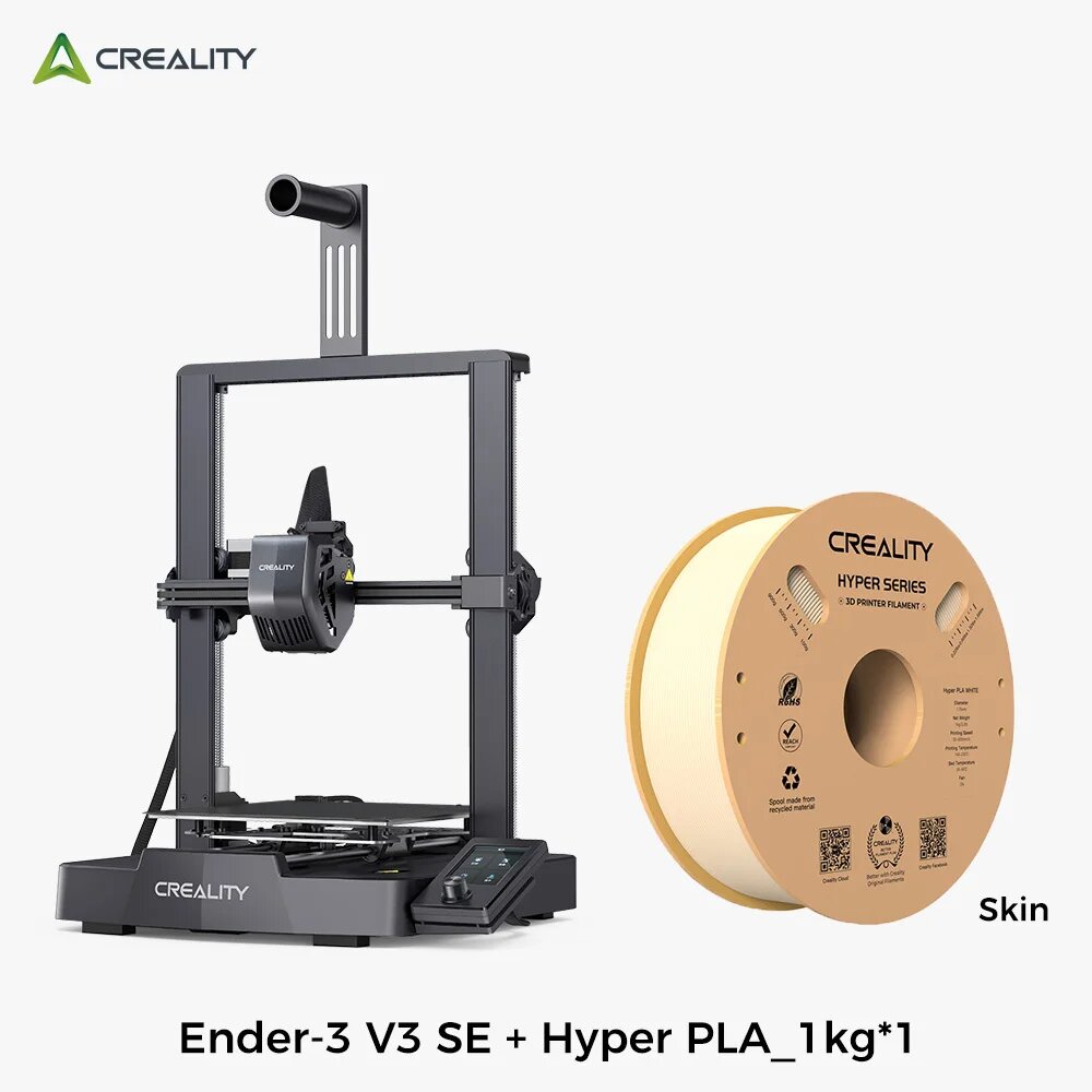 3D-принтер Creality Ender 3 V3 SE 250 мм/с CR Touch автоматическая укладка экструдер Sprite два оси Z и автоматическая загрузка нити оси Y