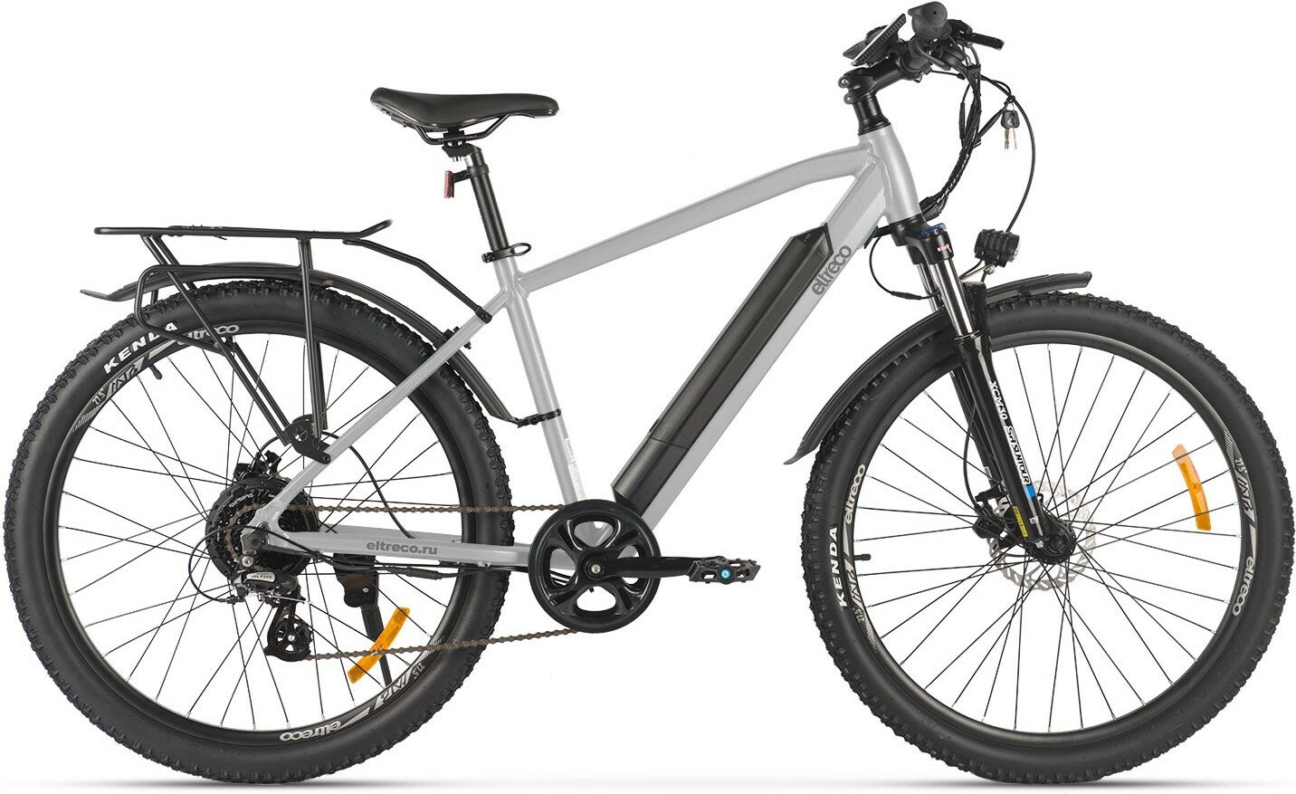 Электровелосипед Eltreco XT 850 Pro (2026), серебристый
