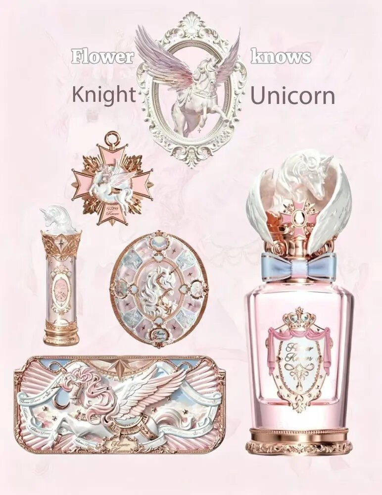 Flower Knows новая серия Knight Unicorn розовый набор из 5 предметов