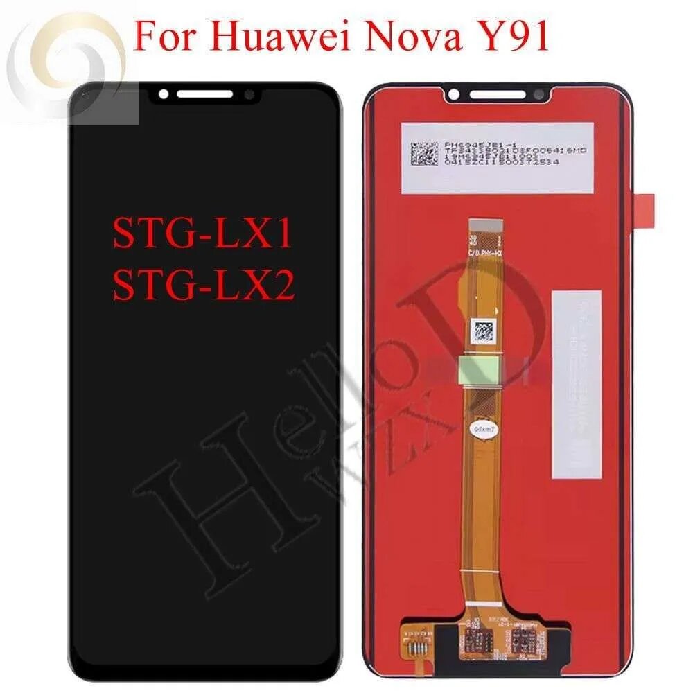 Дисплей на For Huawei Nova Y91 в сборе с тачскрином Черны