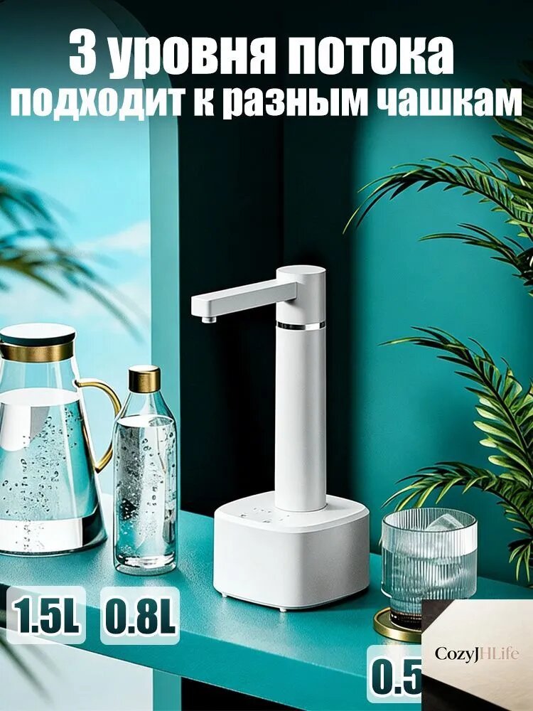 Кулер для воды Помпа для воды 19л электрическая / помпа для воды настольная