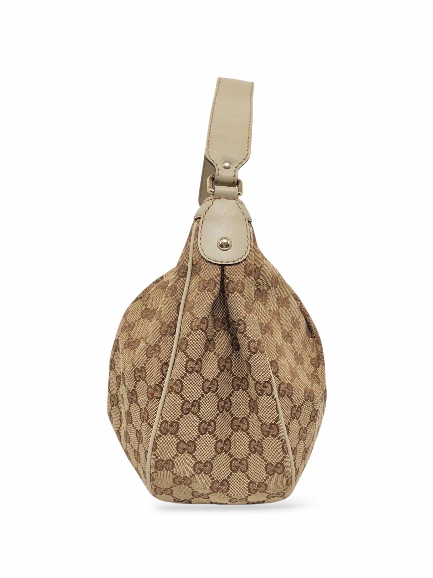 Сумка хобо GUCCI GG Sukey Medium, бежевый — фото 1