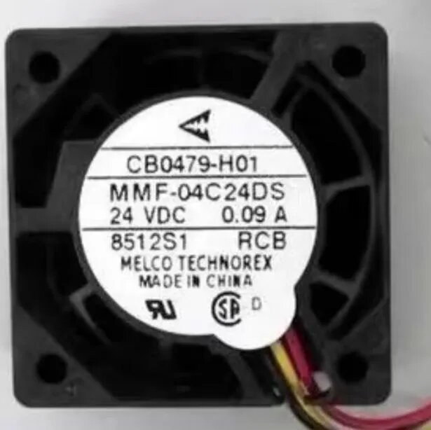 Вентилятор охлаждения Melco MMF-04C24DS-RCB (CB0479-H01) 40 40 15 мм 24V 0.09A для оборудования Mitsubishi