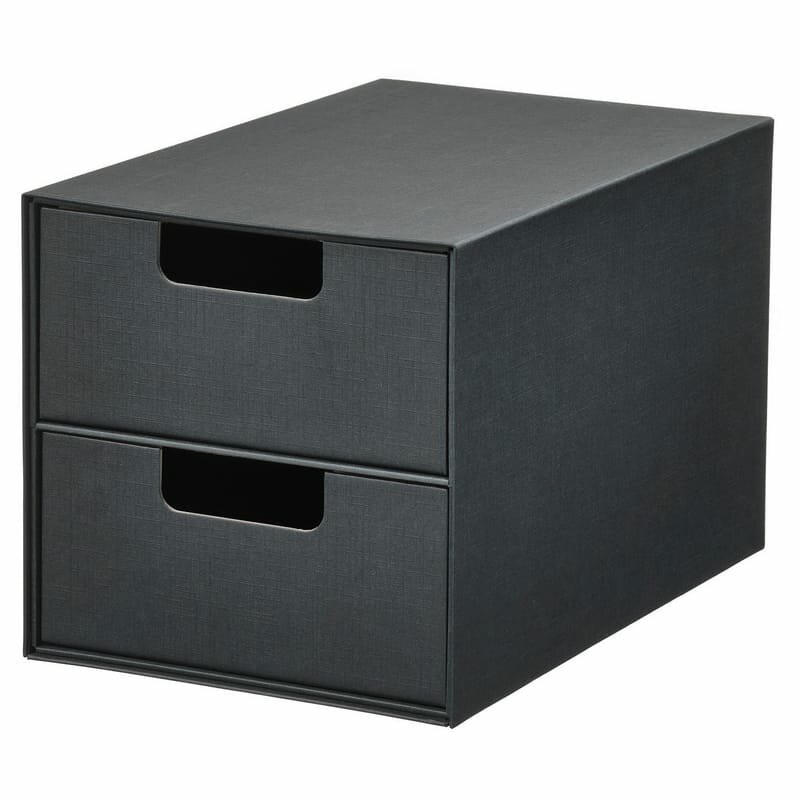 Органайзер для хранения вещей IKEA FJ DERHARV, антрацит, 16x25 см 805.968.93