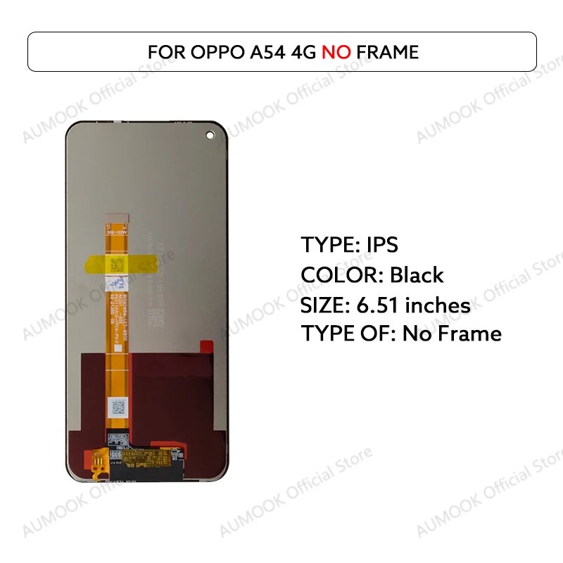 IPS ЖК-дисплей для Oppo A54 4G 5G CPH2239 CPH2195 OPG02 ЖК-дисплей с цифровым 4G No Frame