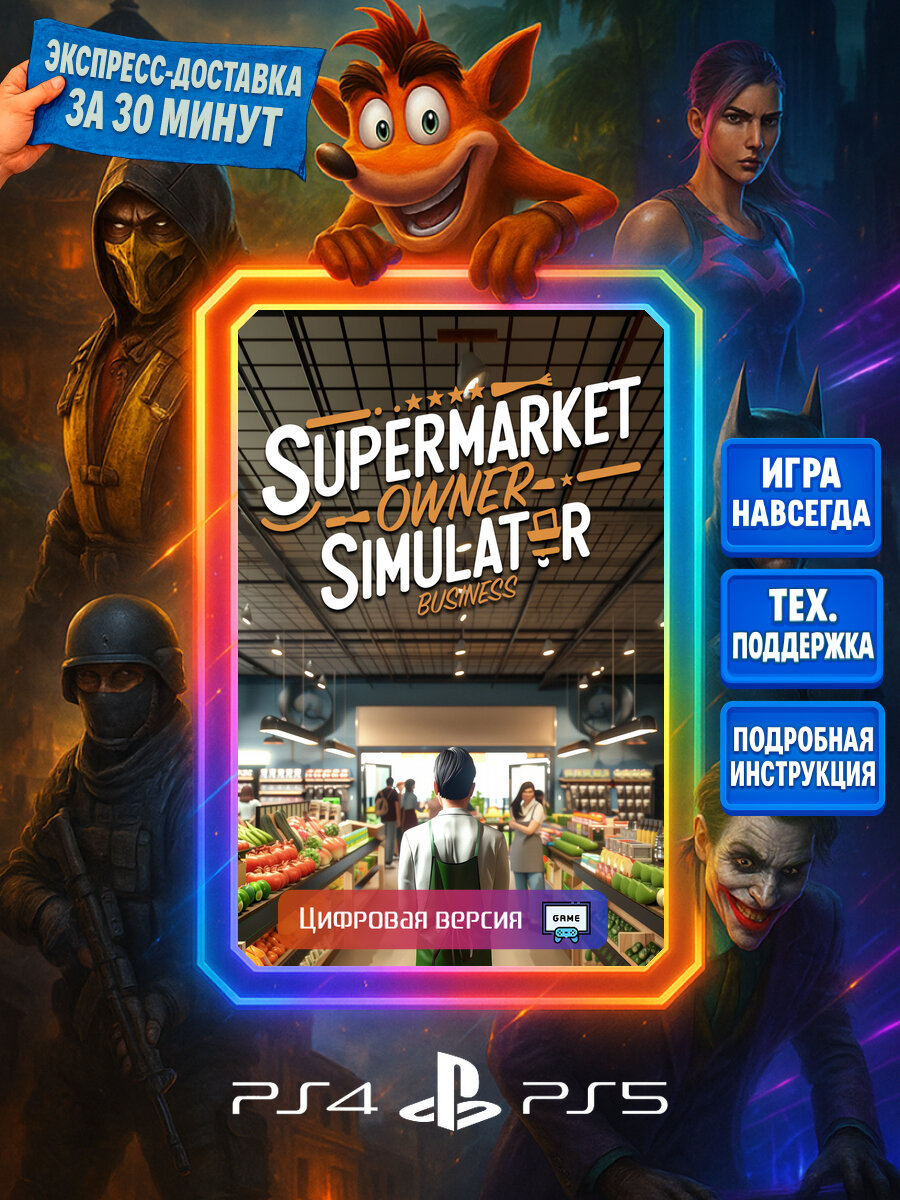 Supermarket Owner Simulator: Business PS4/PS5 | Моментальная доставка | Английский язык | Имитация