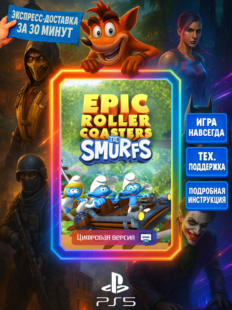 Epic Roller Coasters PS5 | Моментальная доставка | Английский язык | Уникальные