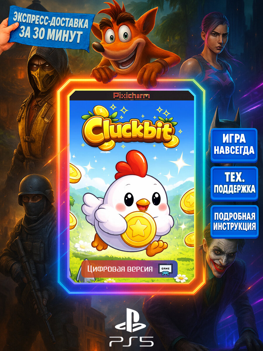 Pixicharm - Cluckbit PS5 | Моментальная доставка | Английский язык | Семейные