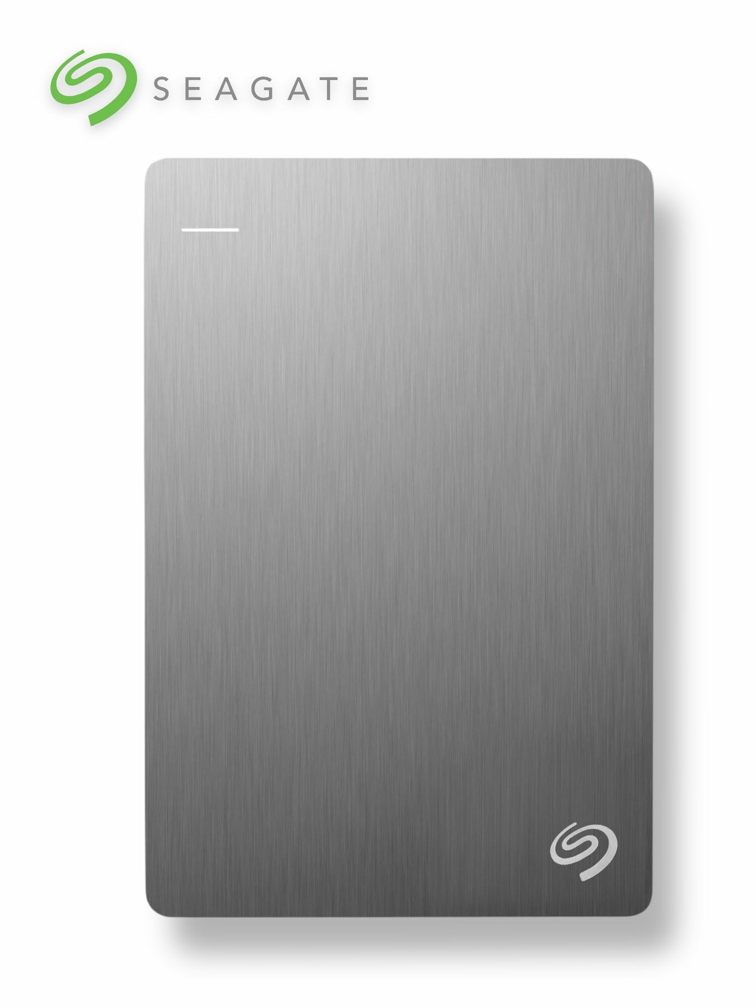 Seagate 1 ТБ Внешний жесткий диск Backup Plus Slim (SRD00F1), Металл, Пластик, серый