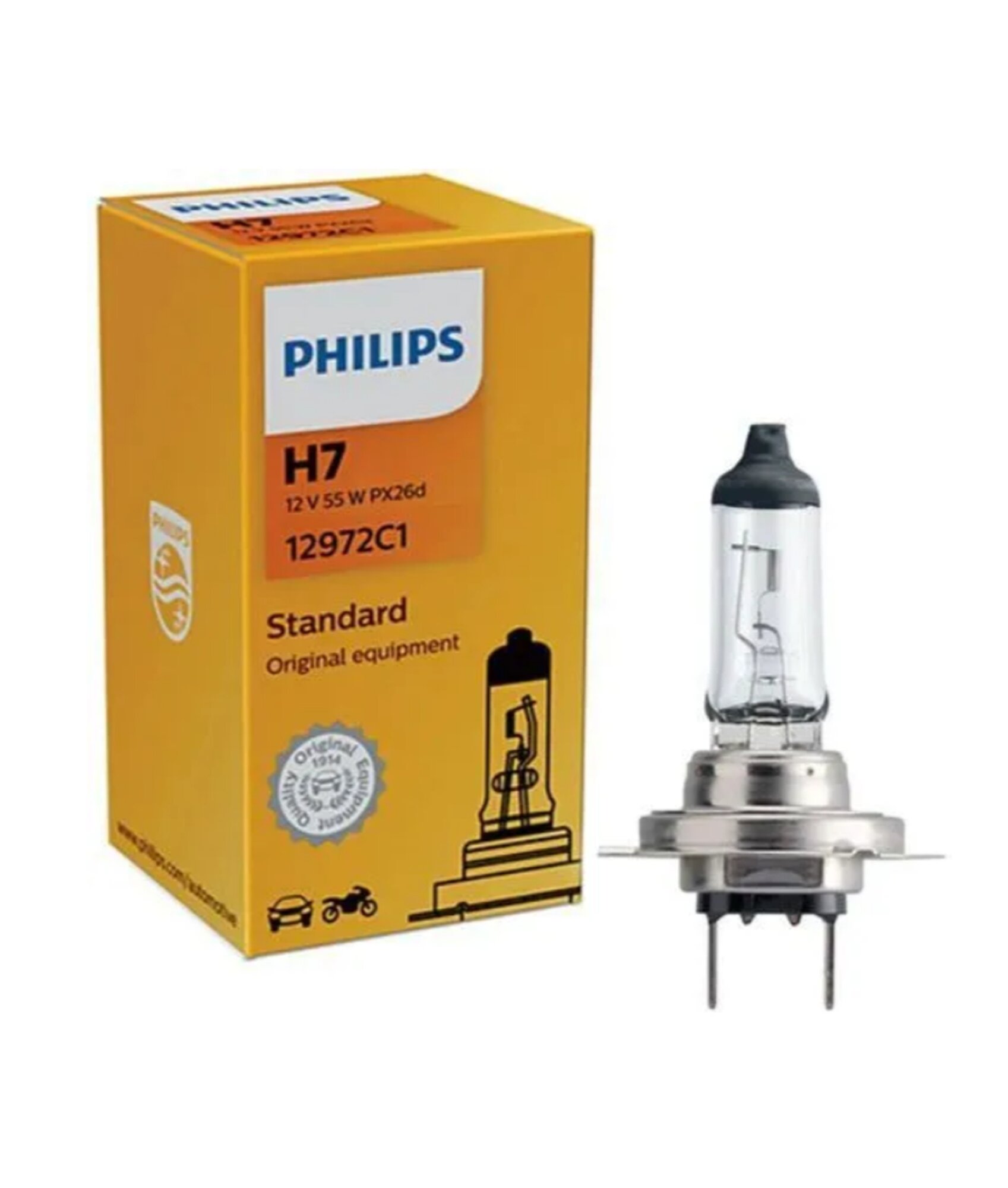 Лампа H7 12972 12V 55W PX26D C1