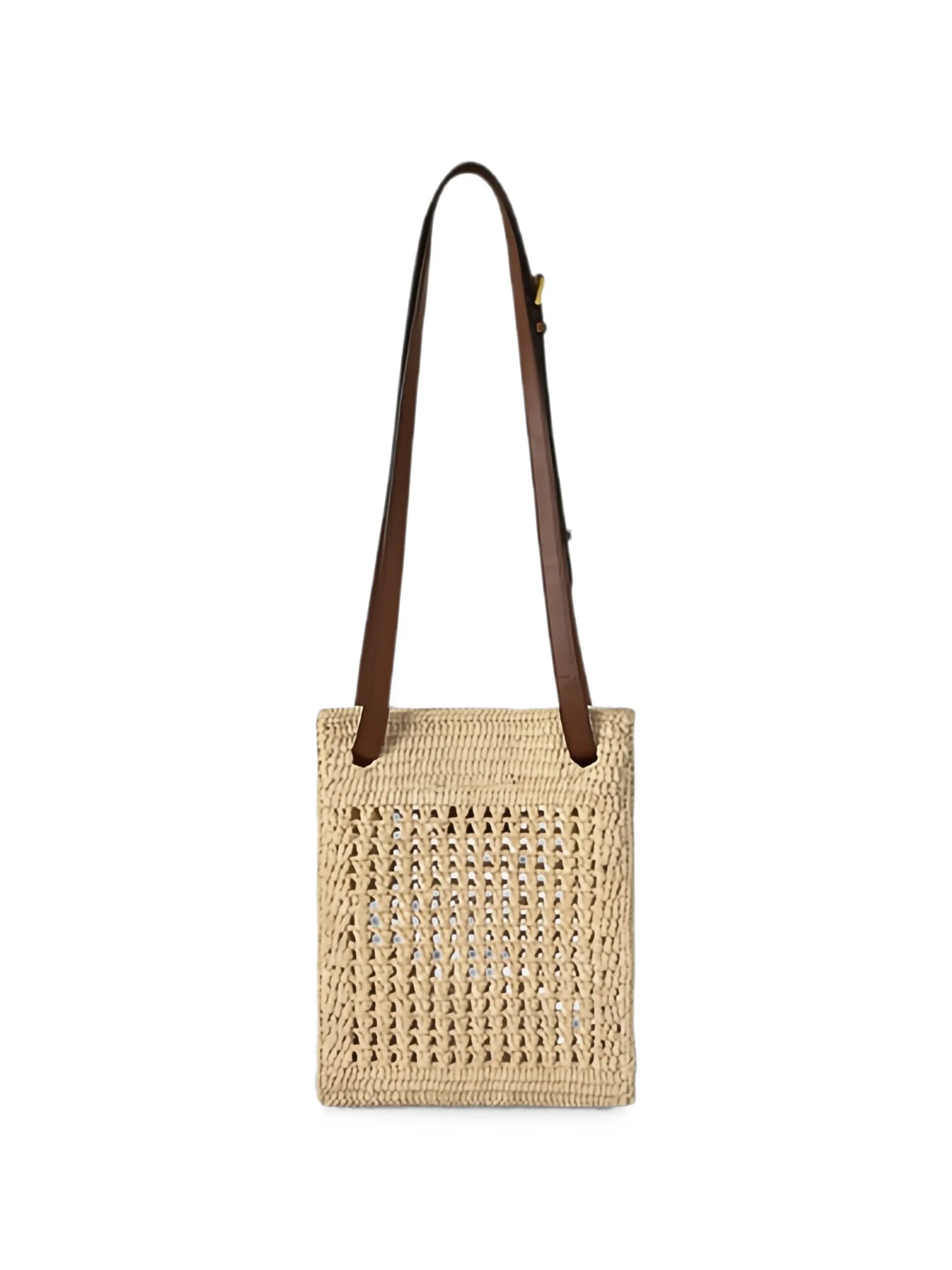 Сумка Mulberry Crochet raffia crossbody bag, разноцветный — фото 1