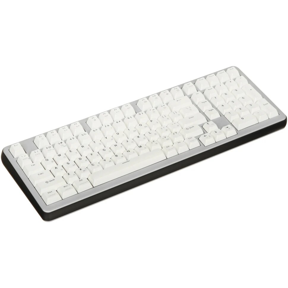 Клавиатура проводная Ajazz AC100, [AC100-G6], механическая, подсветка, белый