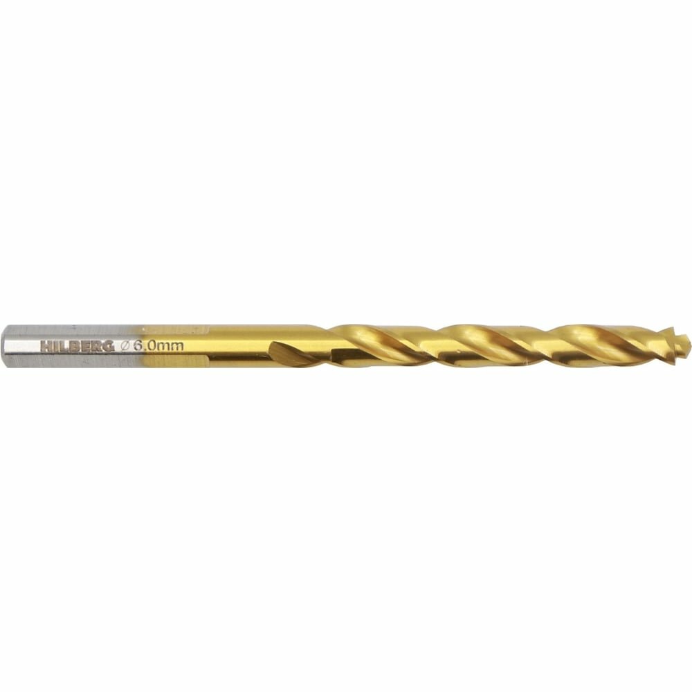 Сверло кобальтовое по металлу Hilberg 6.0x93(57) мм Cobalt TOP, CO060