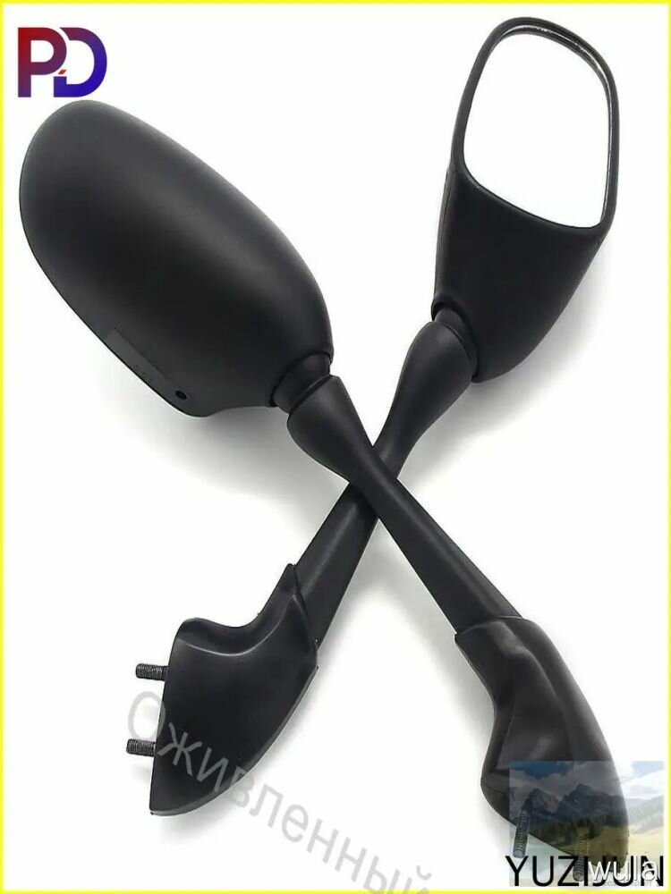 Боковое зеркало для мотоциклов для Yamaha FZS1000 FAZER 2001-2005 FZ1 2001-2005 FZS600 FAZER 2002-2003 OEM: 5LV-26280-00 5LV-26290-00